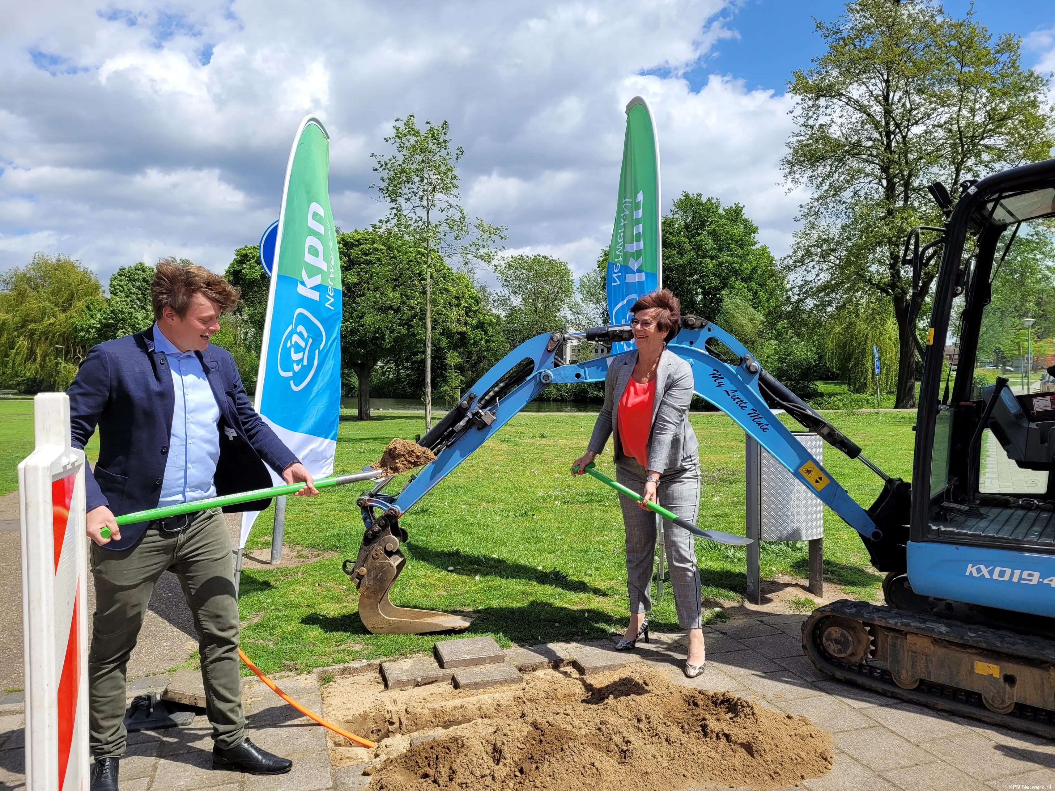 Glasvezelaanleg in Roermond gestart